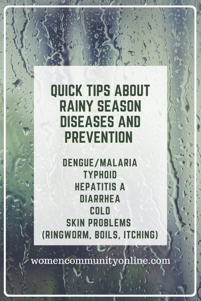 Quick Tips About Rainy Season Diseases And Prevention